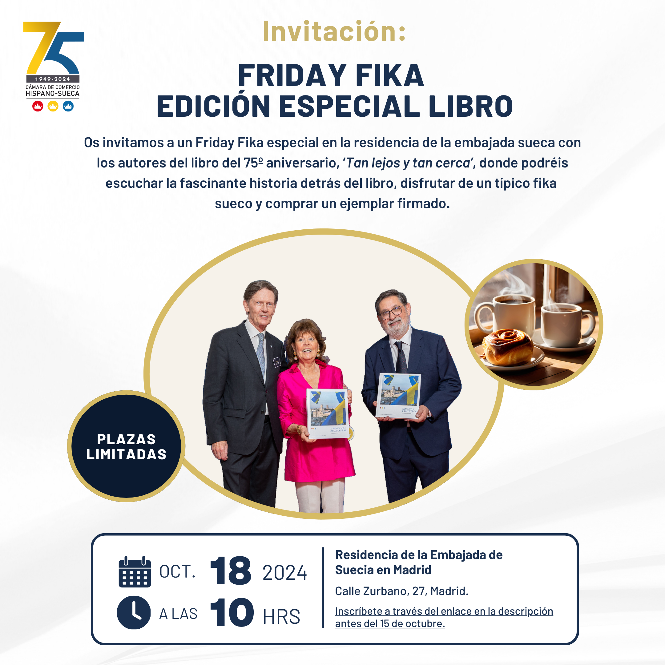 Invitación: Friday Fika - Edición Especial Libro